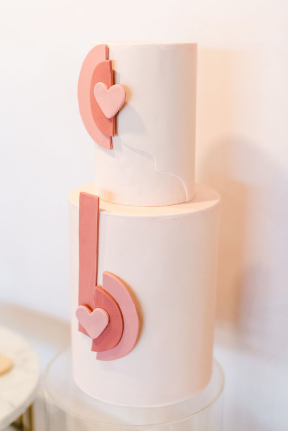 Coral and peach Galentine's party at Festoon LA | Wedding & Party Ideas ...