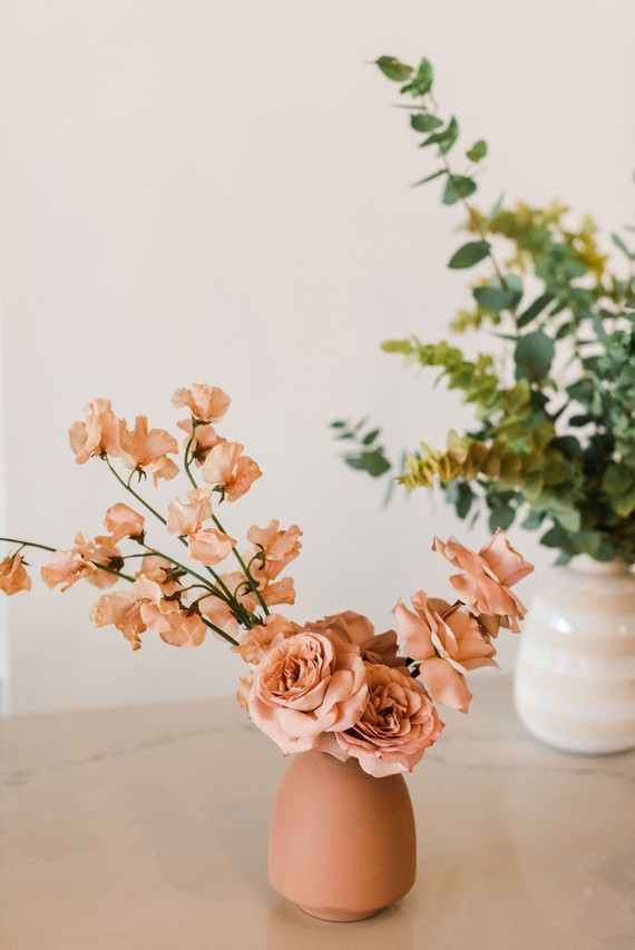 Coral and peach Galentine's party at Festoon LA | Wedding & Party Ideas ...