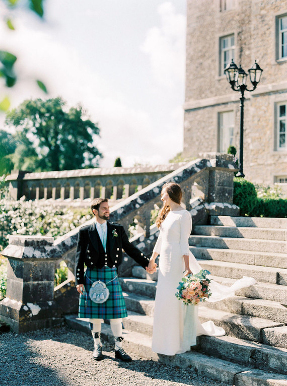 This Scottish wedding in an Irish Castle makes tartan look extra chic ...