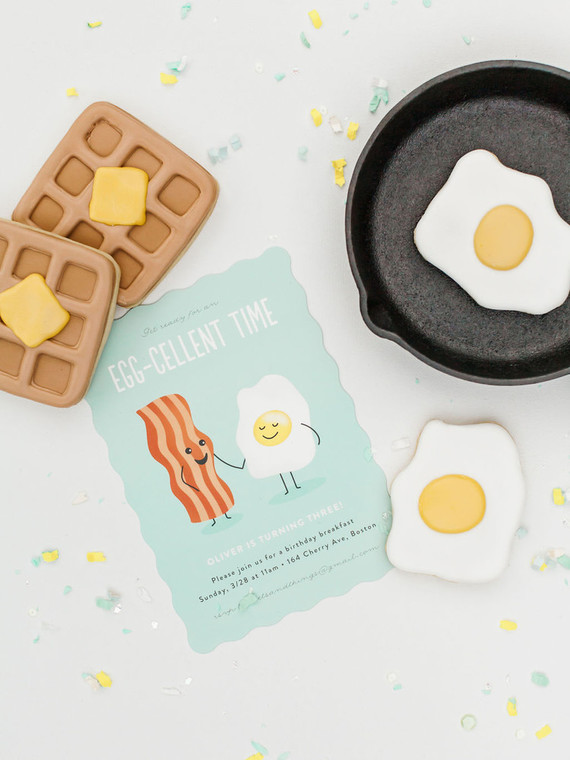 breakfast themed iced cookies | Wedding & Party Ideas | 100 Layer Cake