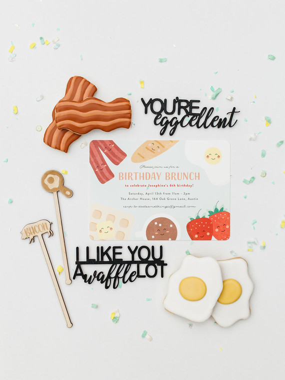 Breakfast themed birthday party for kids | Wedding & Party Ideas | 100 ...
