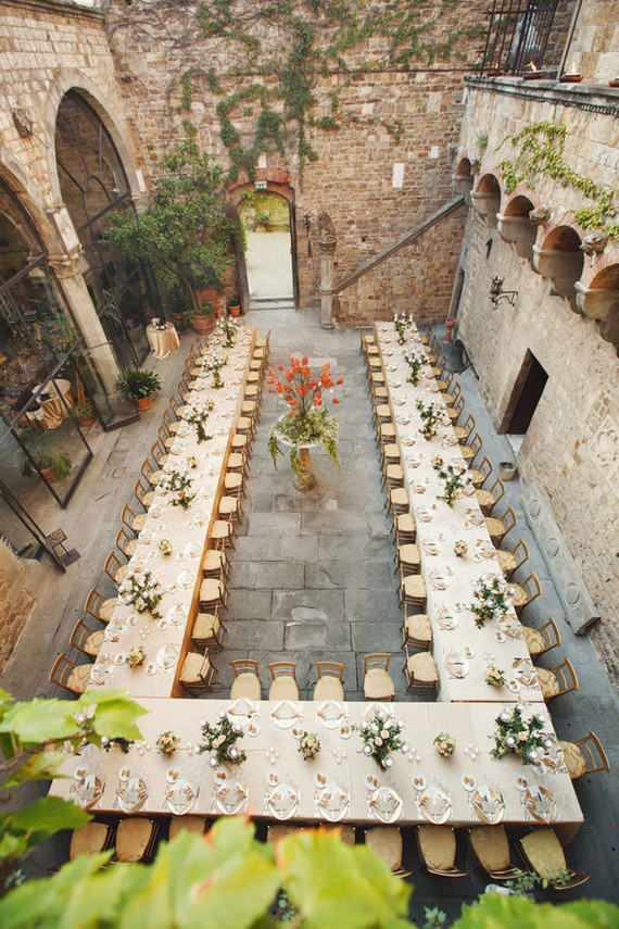 long dinner table | Wedding & Party Ideas | 100 Layer Cake