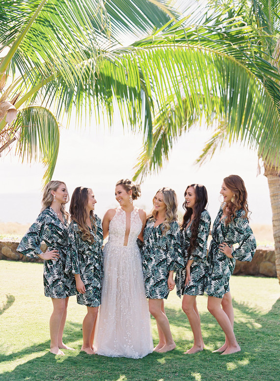 Romantic Hawaii wedding with an insanely cool dress, inspired by a Maui ...