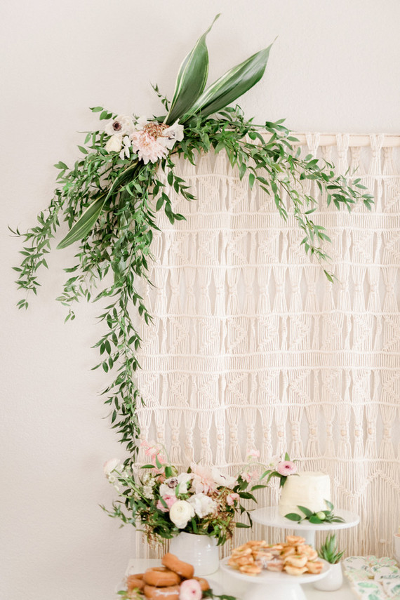 Botanical themed girl's baby shower | Wedding & Party Ideas | 100 Layer ...