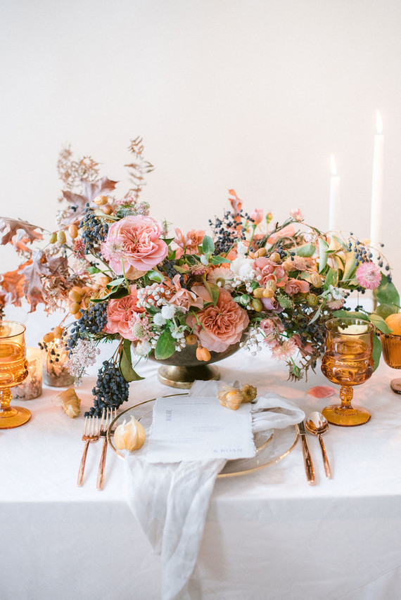 Fall floral tablescape | Wedding & Party Ideas | 100 Layer Cake