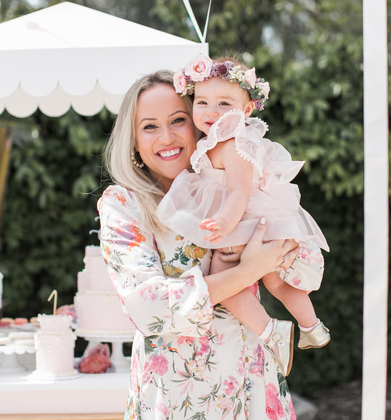 Pink floral French first birthday party | Wedding & Party Ideas | 100 ...