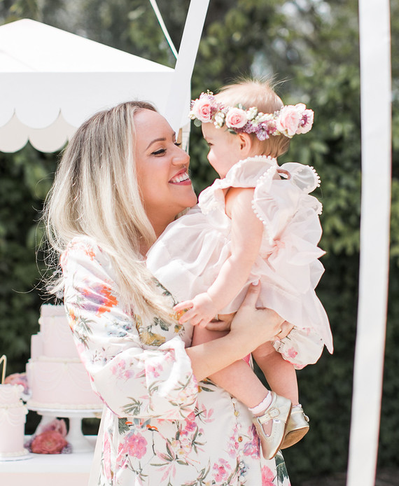Pink floral French first birthday party | Wedding & Party Ideas | 100 ...