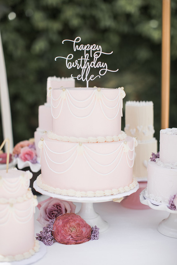 Pink floral French first birthday party | Wedding & Party Ideas | 100 ...