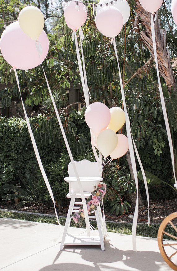 High chair party decor | Wedding & Party Ideas | 100 Layer Cake