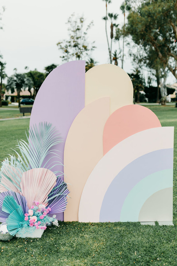 Pastel party backdrop | Wedding & Party Ideas | 100 Layer Cake