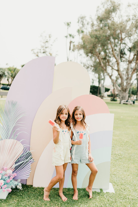 Pastel party backdrop for kids | Wedding & Party Ideas | 100 Layer Cake