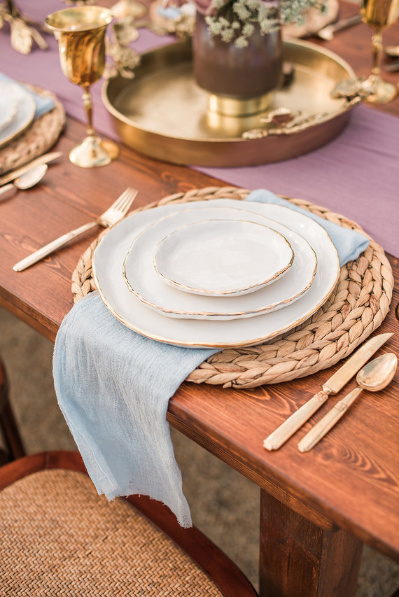 Rustic place setting | Wedding & Party Ideas | 100 Layer Cake