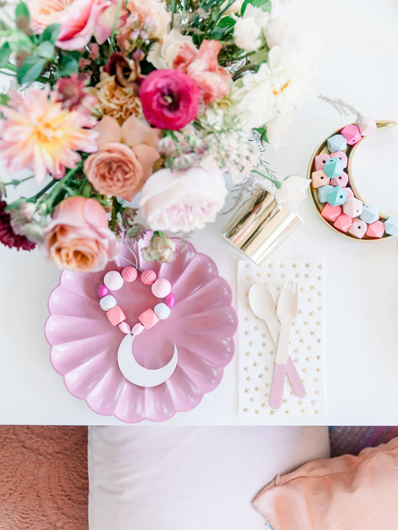 Moon Child celestial floral first birthday party | Wedding & Party ...