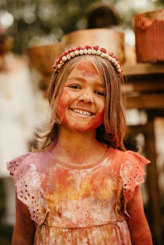 Colorful powder party at Indian wedding | Wedding & Party Ideas | 100 ...