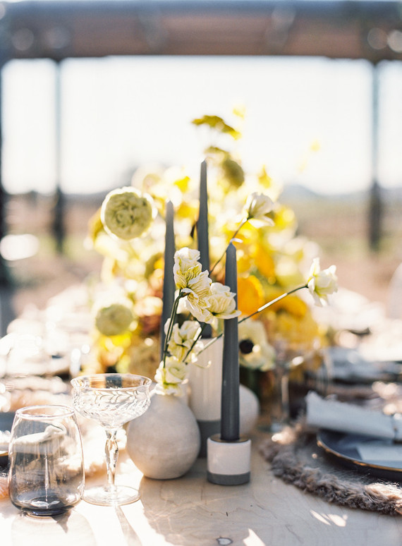Yellow wedding centerpieces | Wedding & Party Ideas | 100 Layer Cake