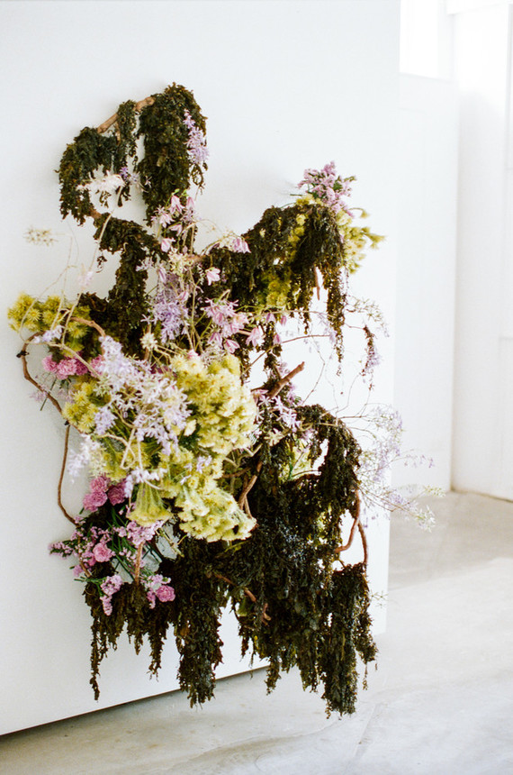 green floral installation | Wedding & Party Ideas | 100 Layer Cake