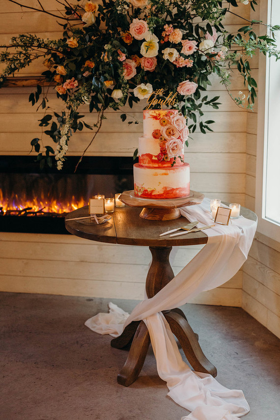 coral wedding cake | Wedding & Party Ideas | 100 Layer Cake