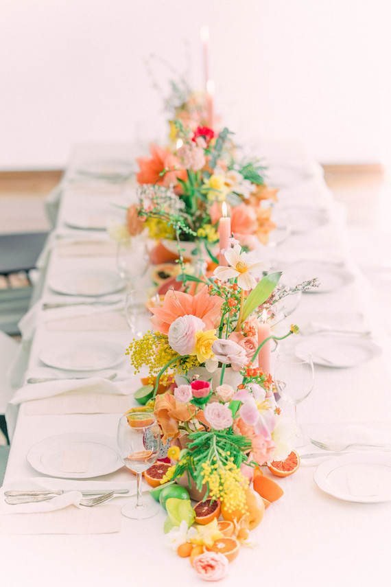 Colorful tablescape | Wedding & Party Ideas | 100 Layer Cake