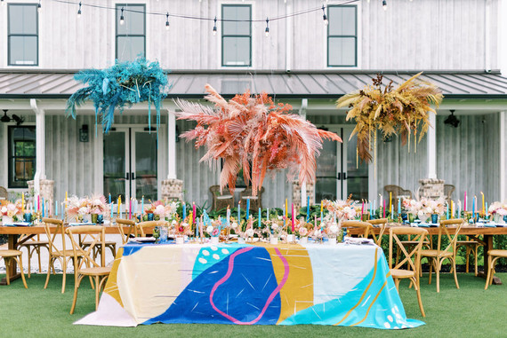 Colorful decor | Wedding & Party Ideas | 100 Layer Cake