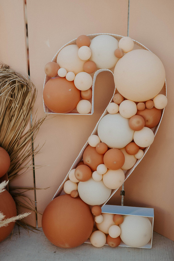 Boho blushy second birthday drive through party | Wedding & Party Ideas ...