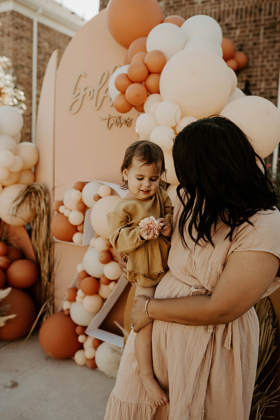 Boho blushy second birthday drive through party | Wedding & Party Ideas ...