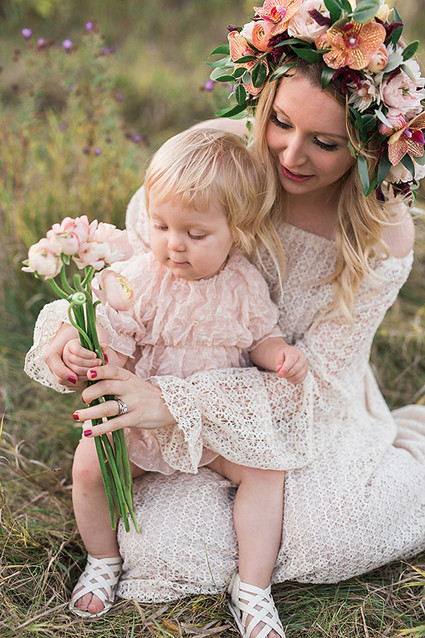 Sunset flower crown maternity photos | Browse Wedding & Party Ideas ...