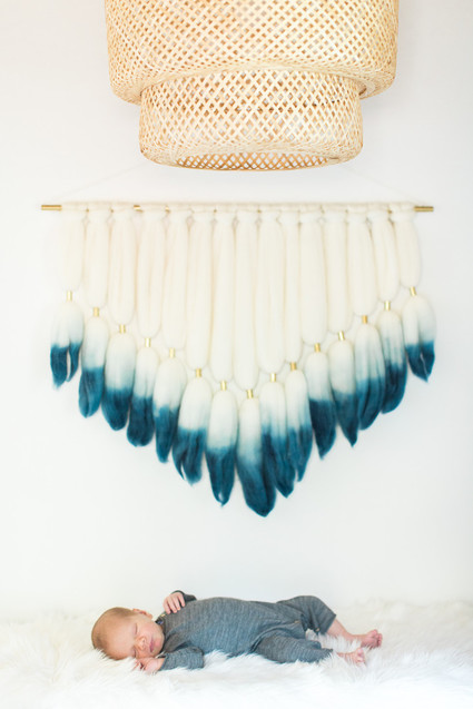 Indigo boho nursery | Browse Wedding & Party Ideas | 100 Layer Cake