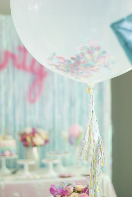 Rainbow iridescent girl's birthday party | Browse Wedding & Party Ideas ...