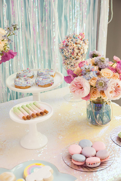 Rainbow iridescent girl's birthday party | Browse Wedding & Party Ideas ...