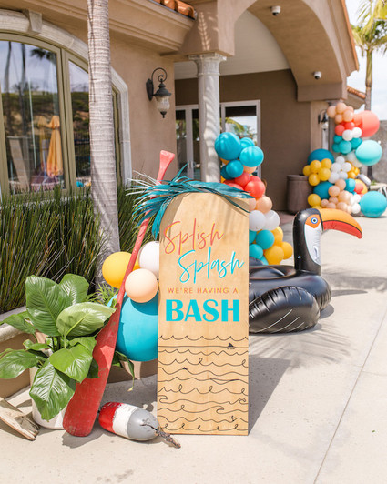 Splish splash surf-themed 1st birthday | Browse Wedding & Party Ideas ...