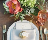 Wood place setting | Wedding & Party Ideas | 100 Layer Cake