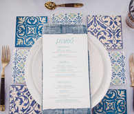 Gold calligraphy menu | Wedding & Party Ideas | 100 Layer Cake