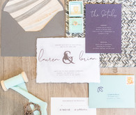 Modern spring wedding invitations | Wedding & Party Ideas | 100 Layer Cake