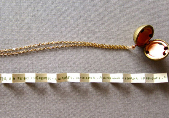 Hidden Message Locket Gift | DIY Projects | 100 Layer Cake